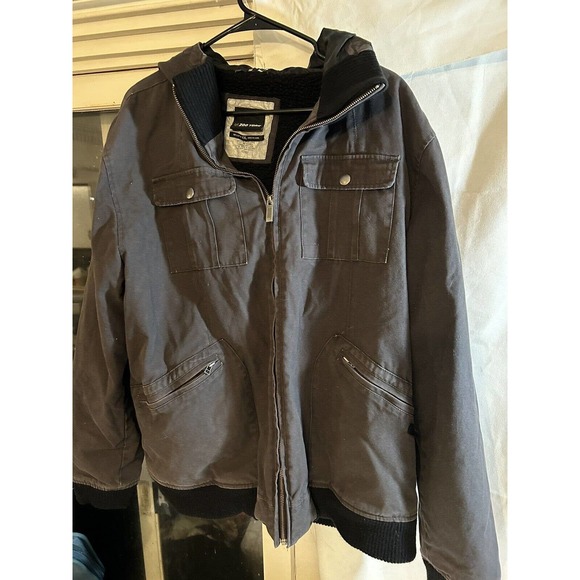 Vintage | Jackets & Coats | Vintage Zoo York Black Winter Jacket Size ...
